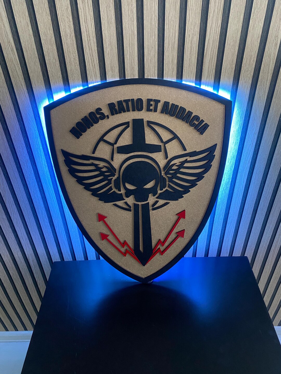LED Military Wall Art for Airborne Units, Personalized Paratrooper ...