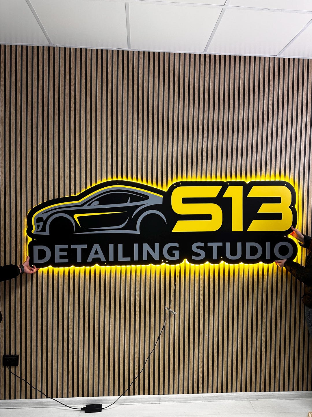 Auto Detailing Sign, Custom Auto Shop Sign, Car Detailing Logo, LED ...