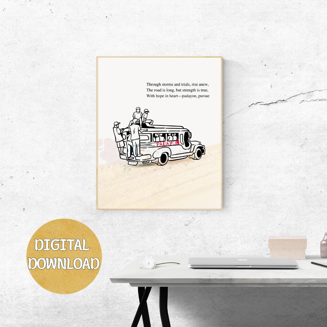 Filipino Cultural Motivation Wall Art - Etsy