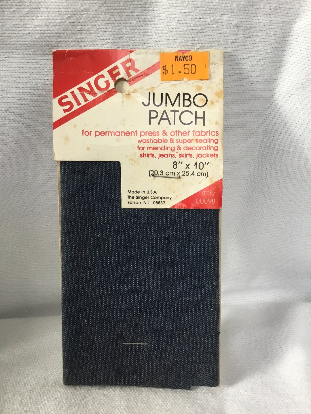 Vintage Singer Jumbo Patch - Etsy France