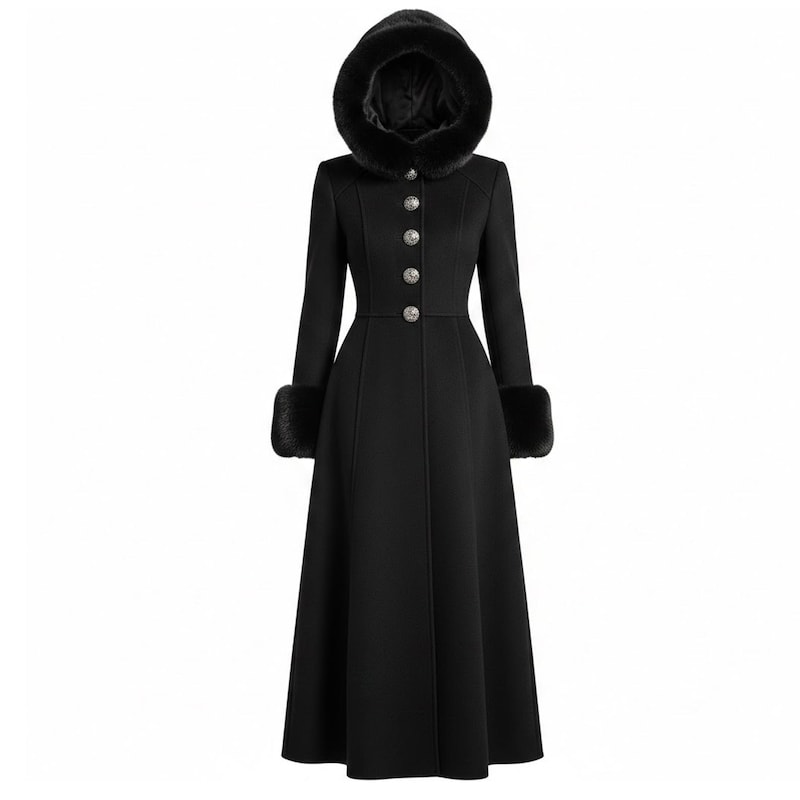 Maxi Wool Women Coat - Etsy UK