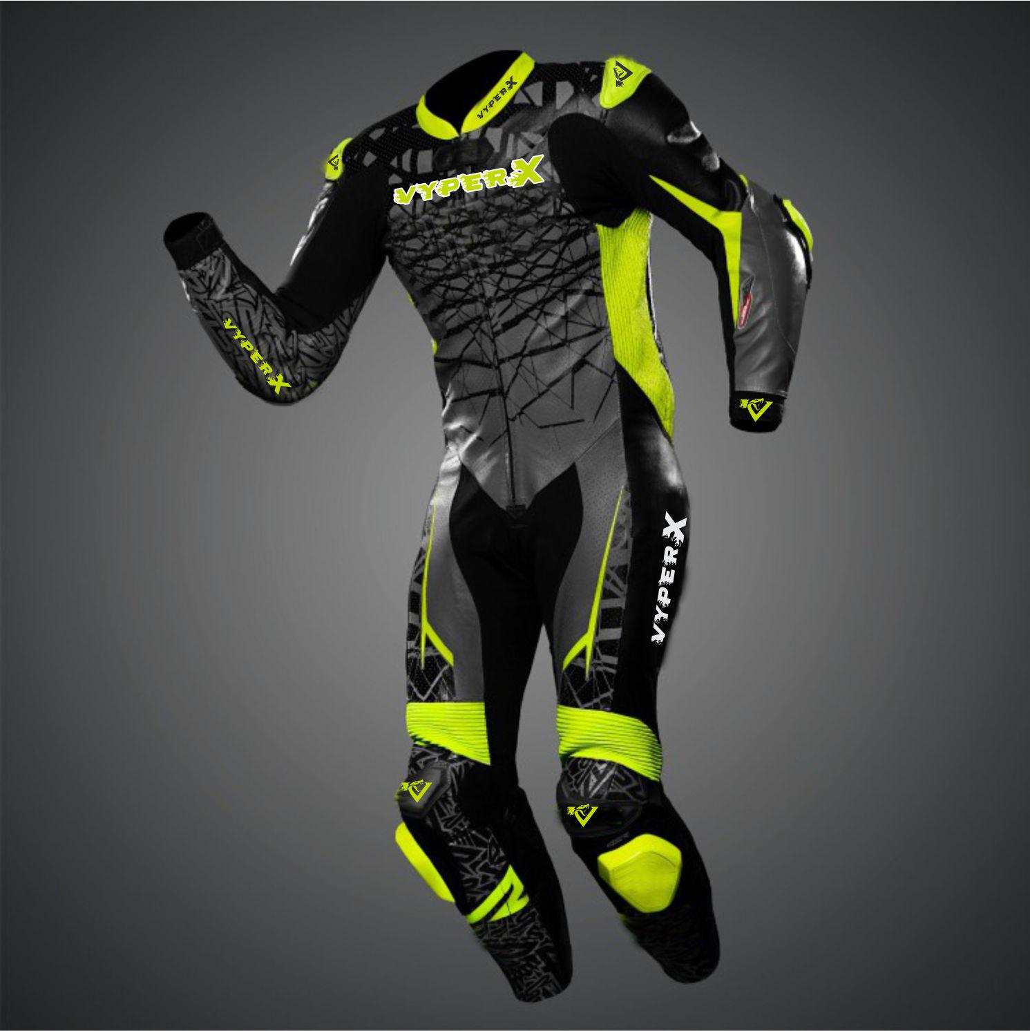 Vyperx Motogp Men Motorbike Racing Suit - Top Grain Cowhide Mild ...