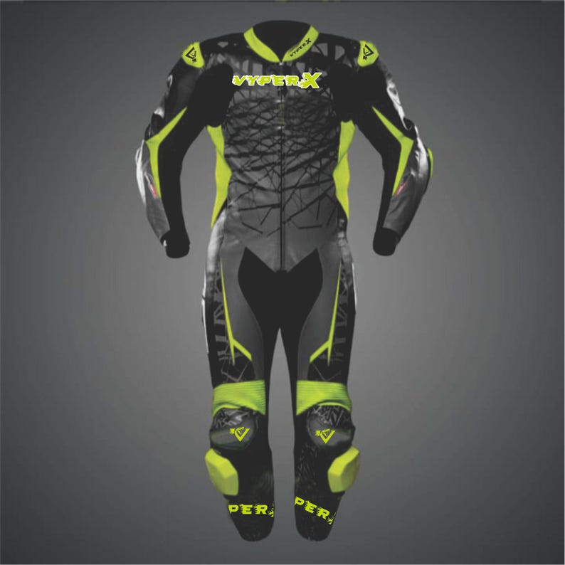 Vyperx Motogp Men Motorbike Racing Suit - Top Grain Cowhide Mild ...