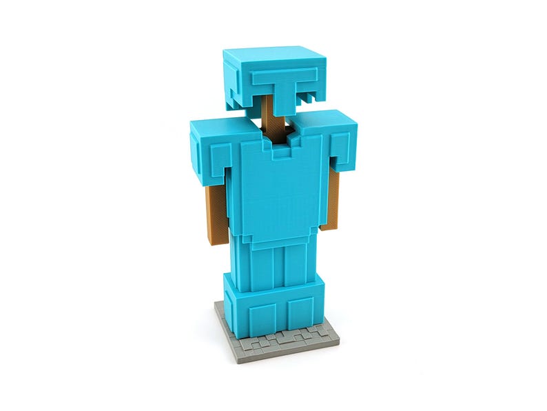 Minecraft Armor Stand - Diamond Armor - 3D Printed - Etsy