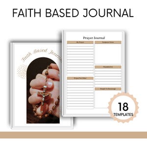 Faith-based Journal Printable | Bible Study Journal | Christian Planner ...