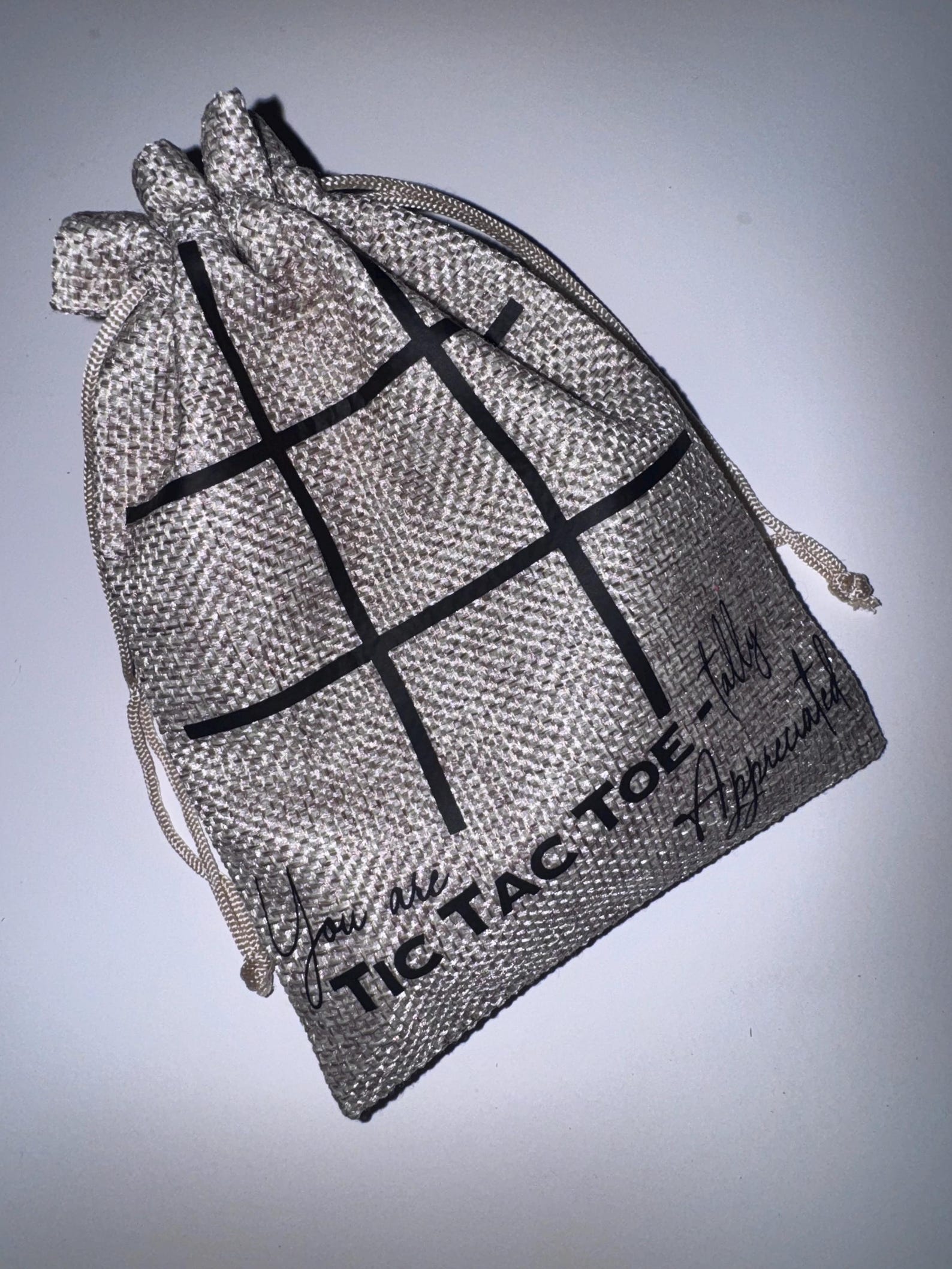 Personalized Tic Tac Toe Game Bag | Teacher Gift, Party Favor - Etsy