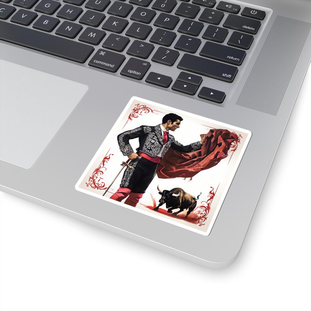 Vintage Matador Sticker - Bold Art for Bullfighting Lovers, Laptop ...