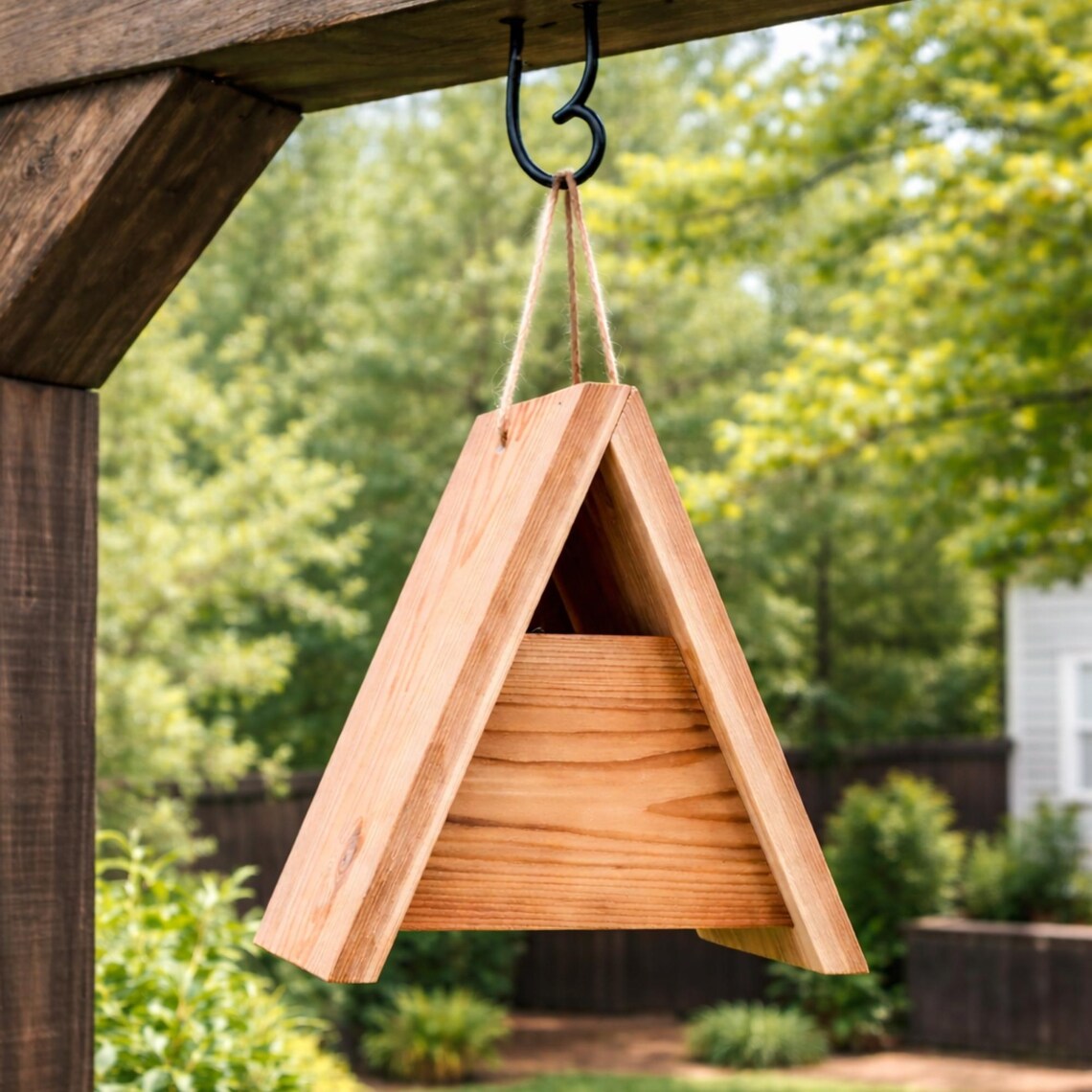 A-frame Bird House | Rustic Birdhouse Plans (woodworking Plans PDF ...