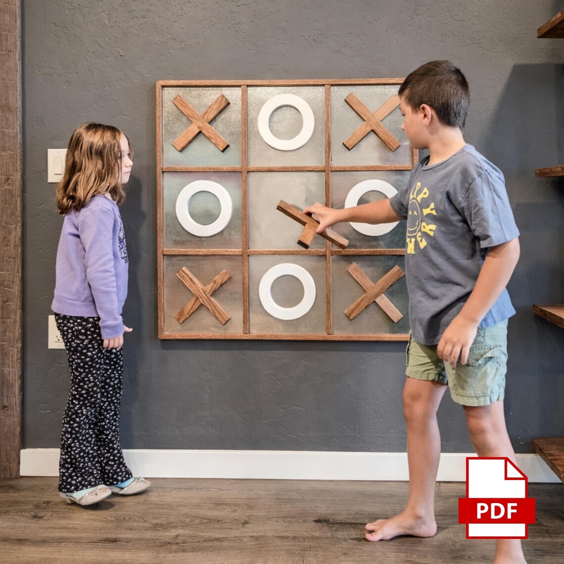 Tic Tac Toe Game | DIY Game Boards (woodworking Plans PDF, Digital ...