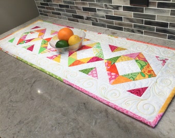 Bright Table Runner | Etsy