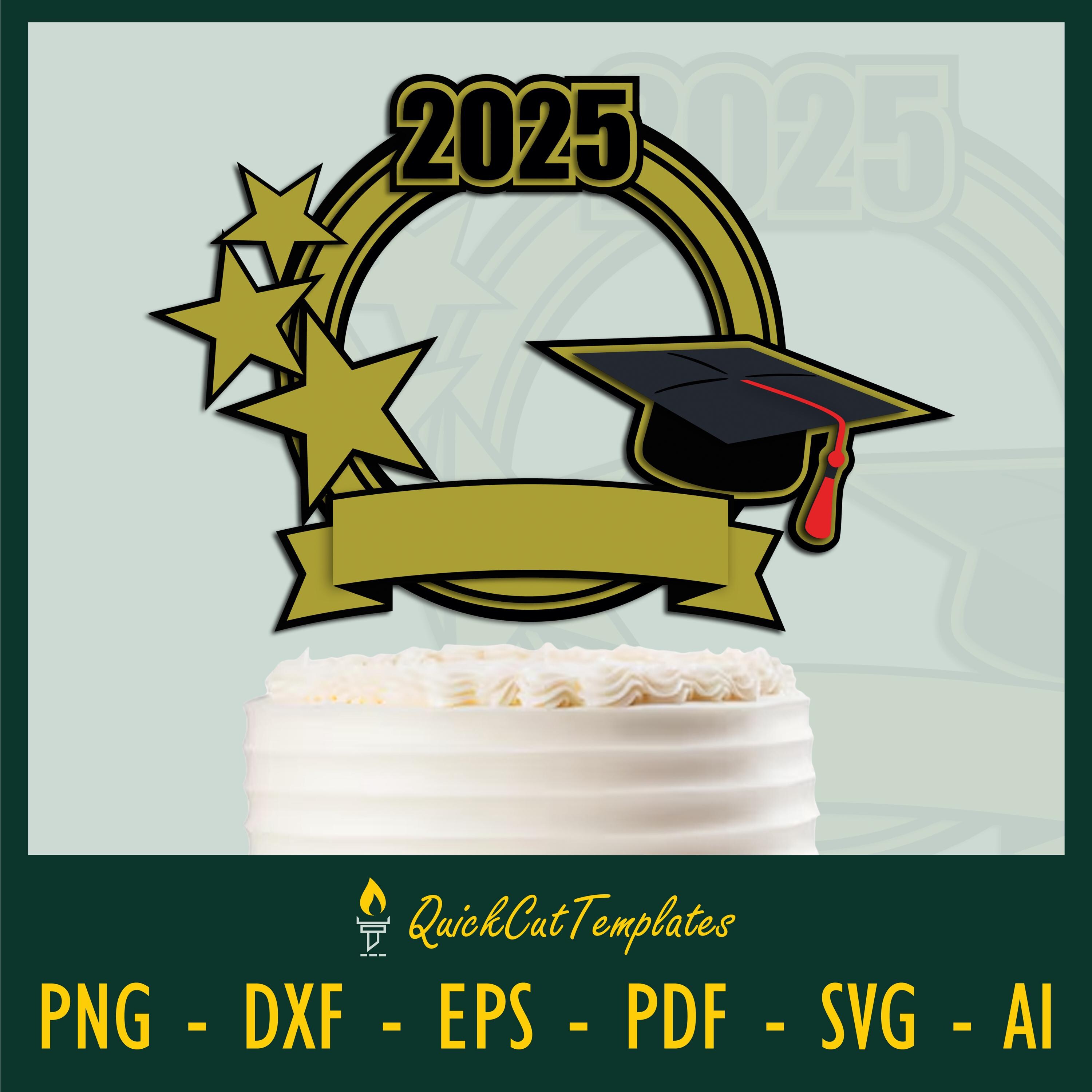 3D Cake Topper / Shaker for GRADUATION - Etsy