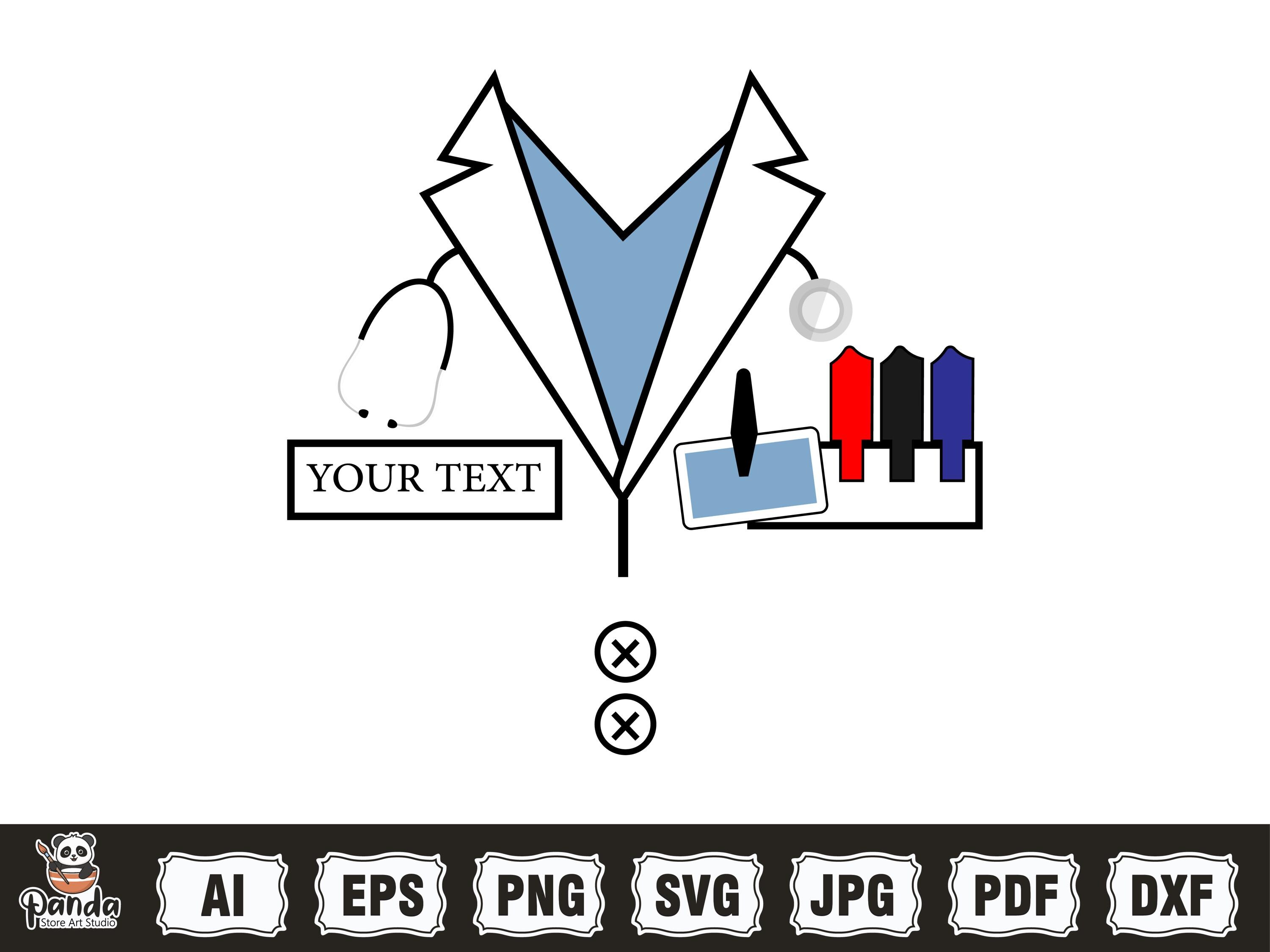 Doctor Shirt Svg Png Bundle , Doctor Jacket Svg, Nurse Uniform Svg ...