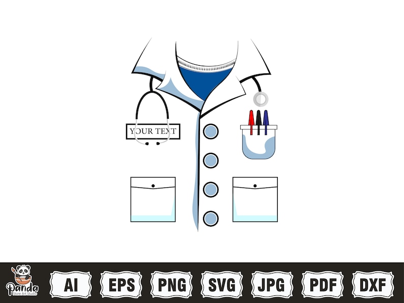 Doctor Shirt Svg Png Bundle , Doctor Jacket Svg, Nurse Uniform Svg ...