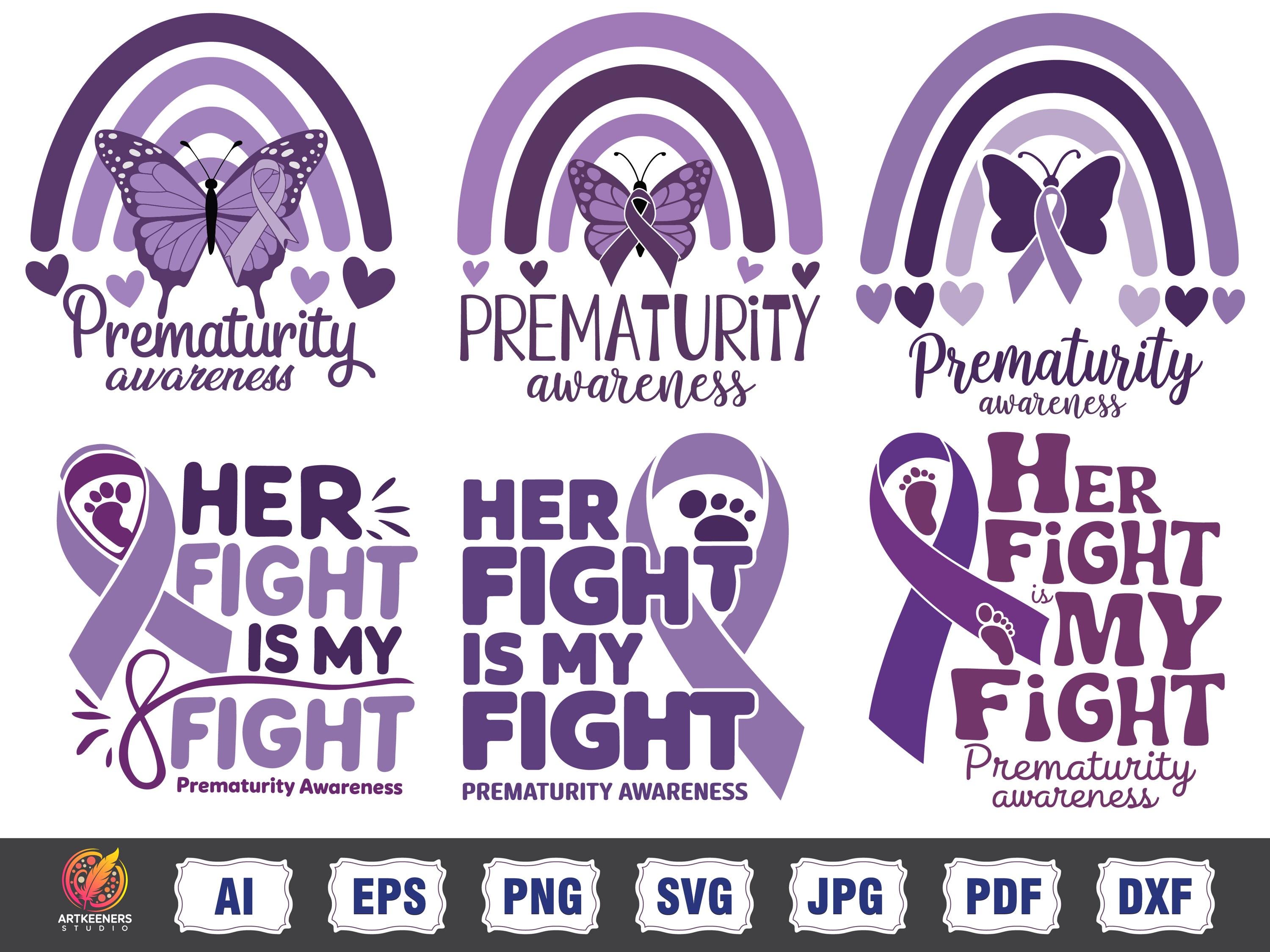 Prematurity Awareness Svg Png Bundle, Prematurity Svg, in November We ...