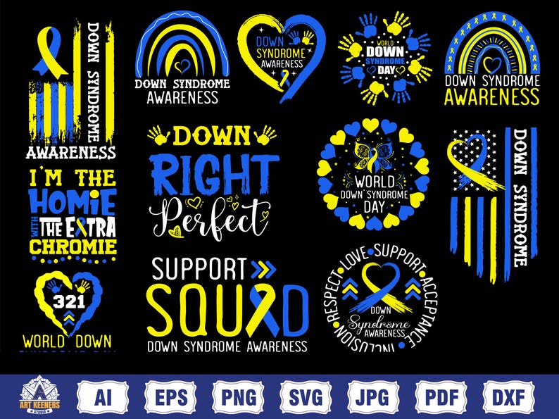 Down Syndrome SVG PNG Bundle, Awareness Socks 21 March Svg, Down ...