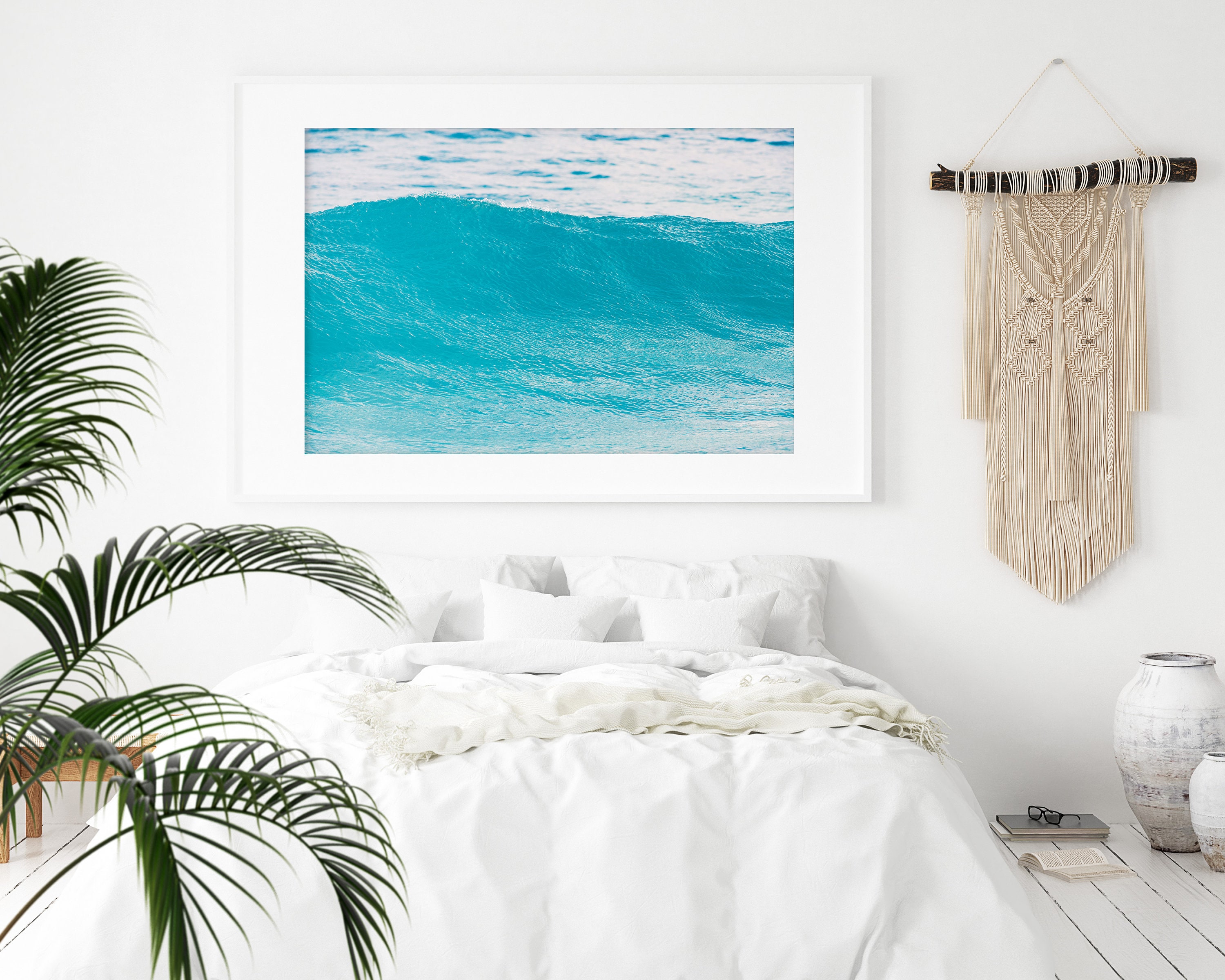Wave Art Beach Photography Large Surf Poster Coastal Home - Etsy
