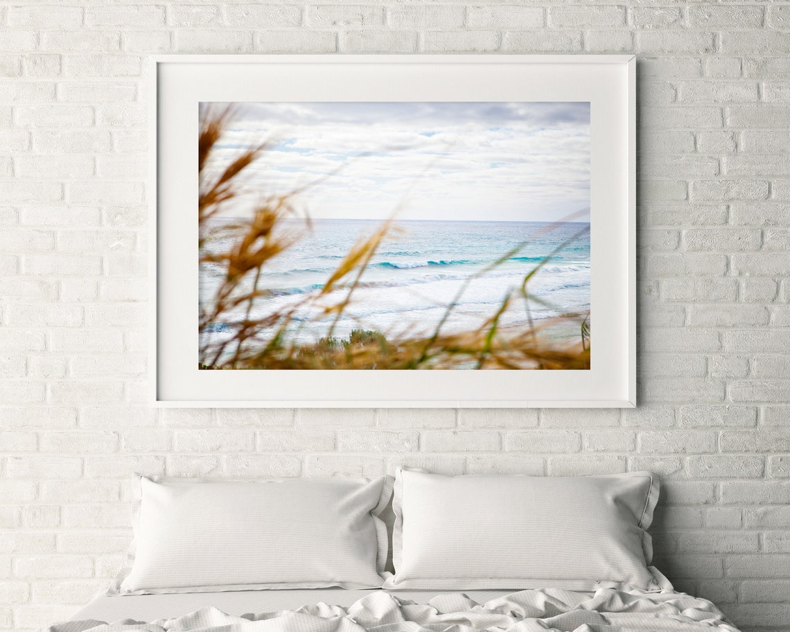 Beach Photography, Ocean Break, Aussie Ocean Print, Waves Crashing ...