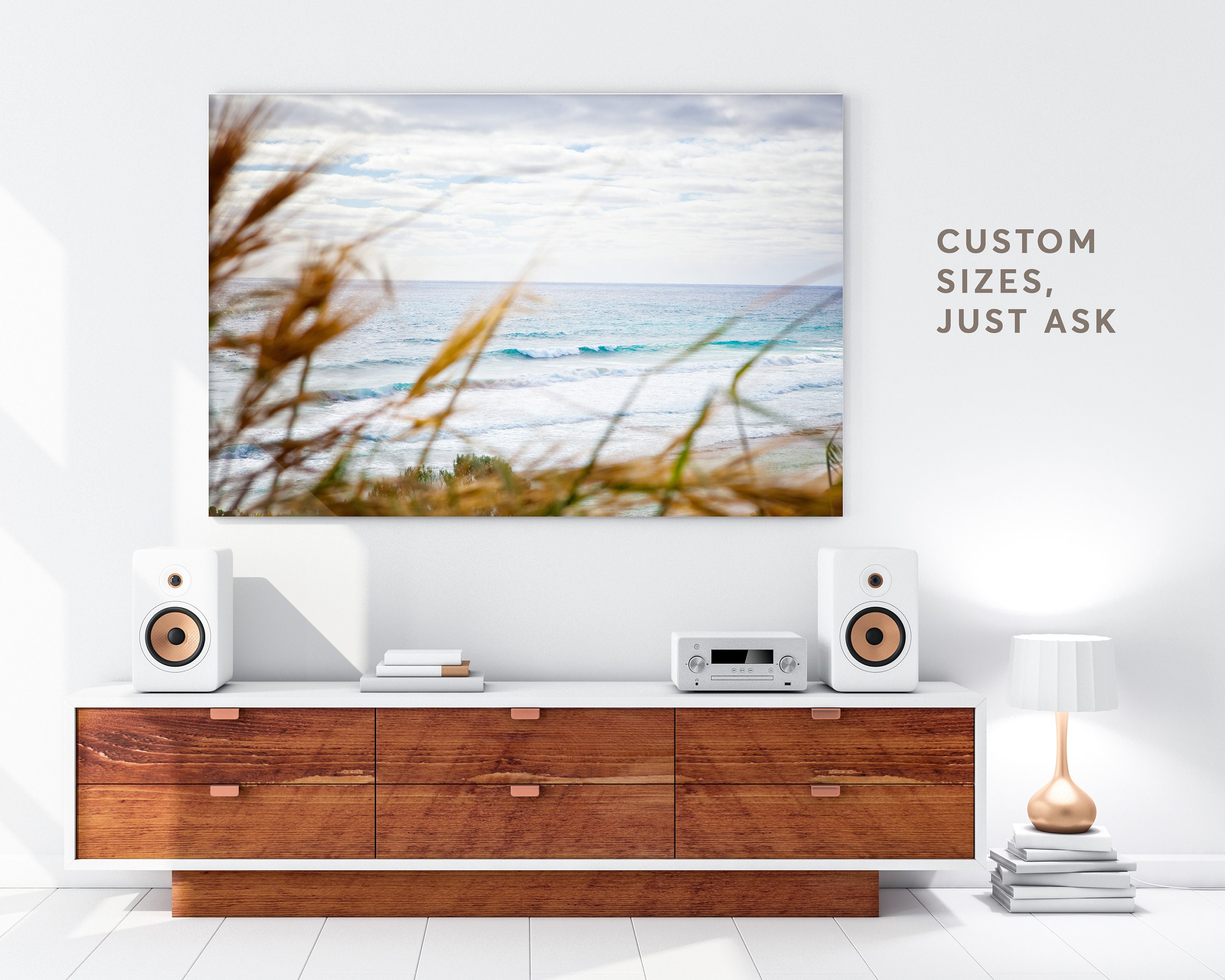 Beach Photography, Ocean Break, Aussie Ocean Print, Waves Crashing ...