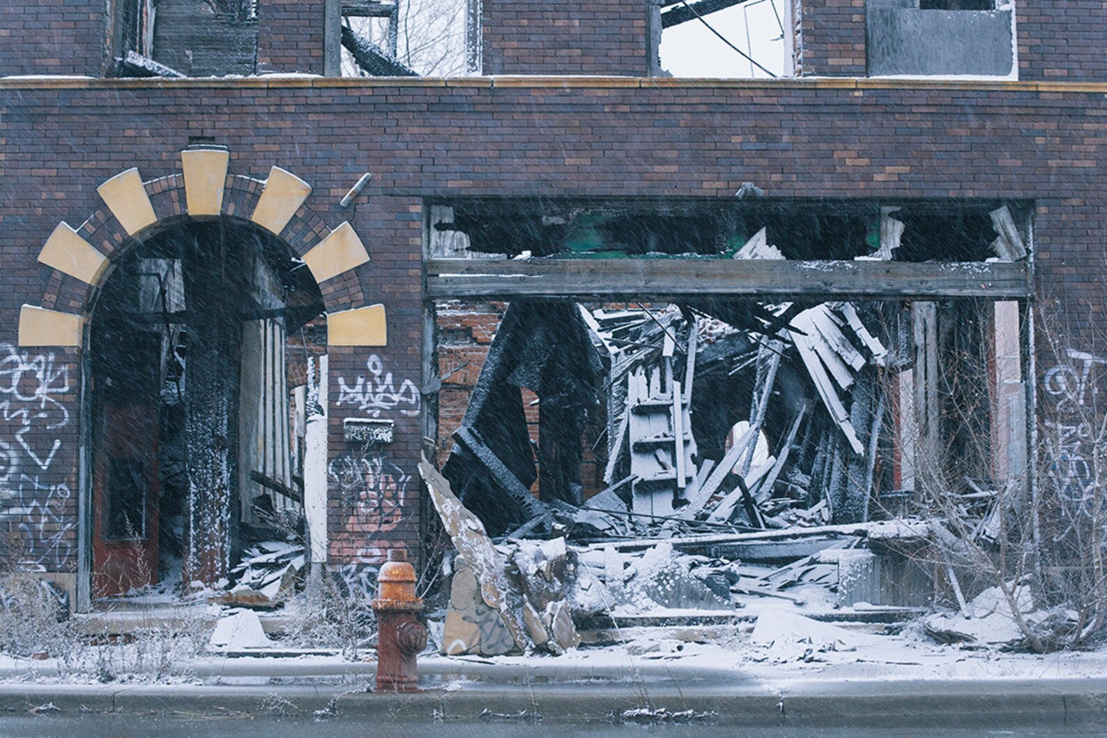 Detroit Photography, Street Photography, Detroit, Burnt Out Building ...