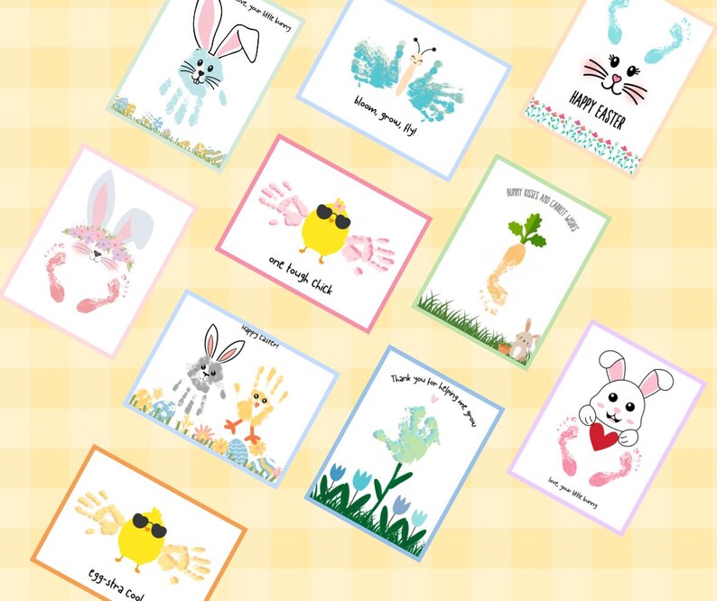 Printable Easter and Spring Handfoor & Footprint Art- Kids Craft ...