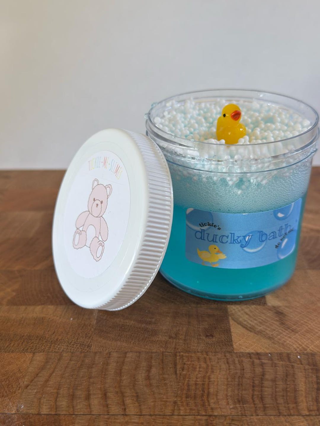 DUCKY BATH Clear Floam Slime 6oz (scented) - Etsy