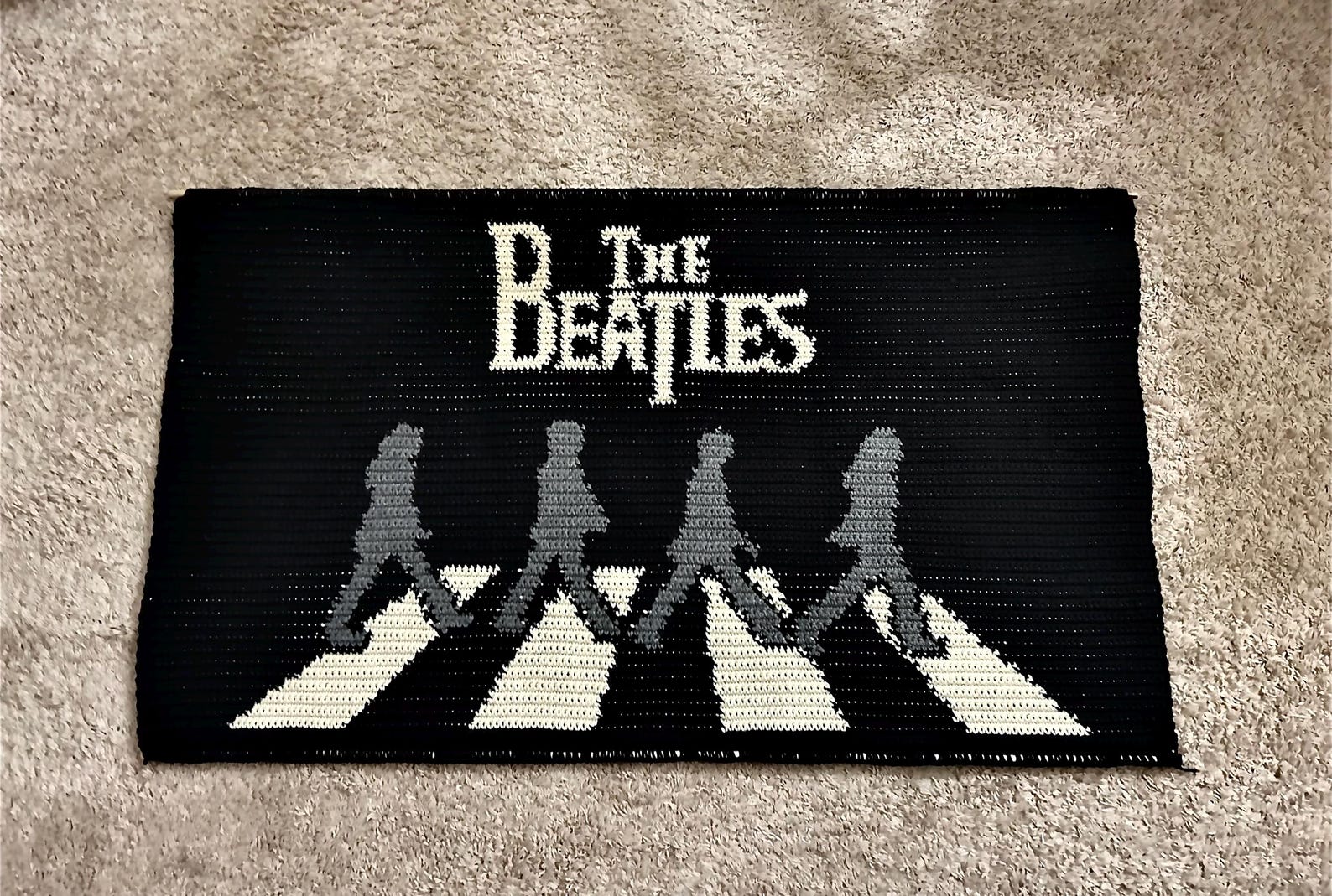 The Beatles Abbey Road Tapestry Crochet Pattern | Instant Download ...