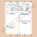 Teacher Appreciation Printable PDF | Thank You for Being a Great ...