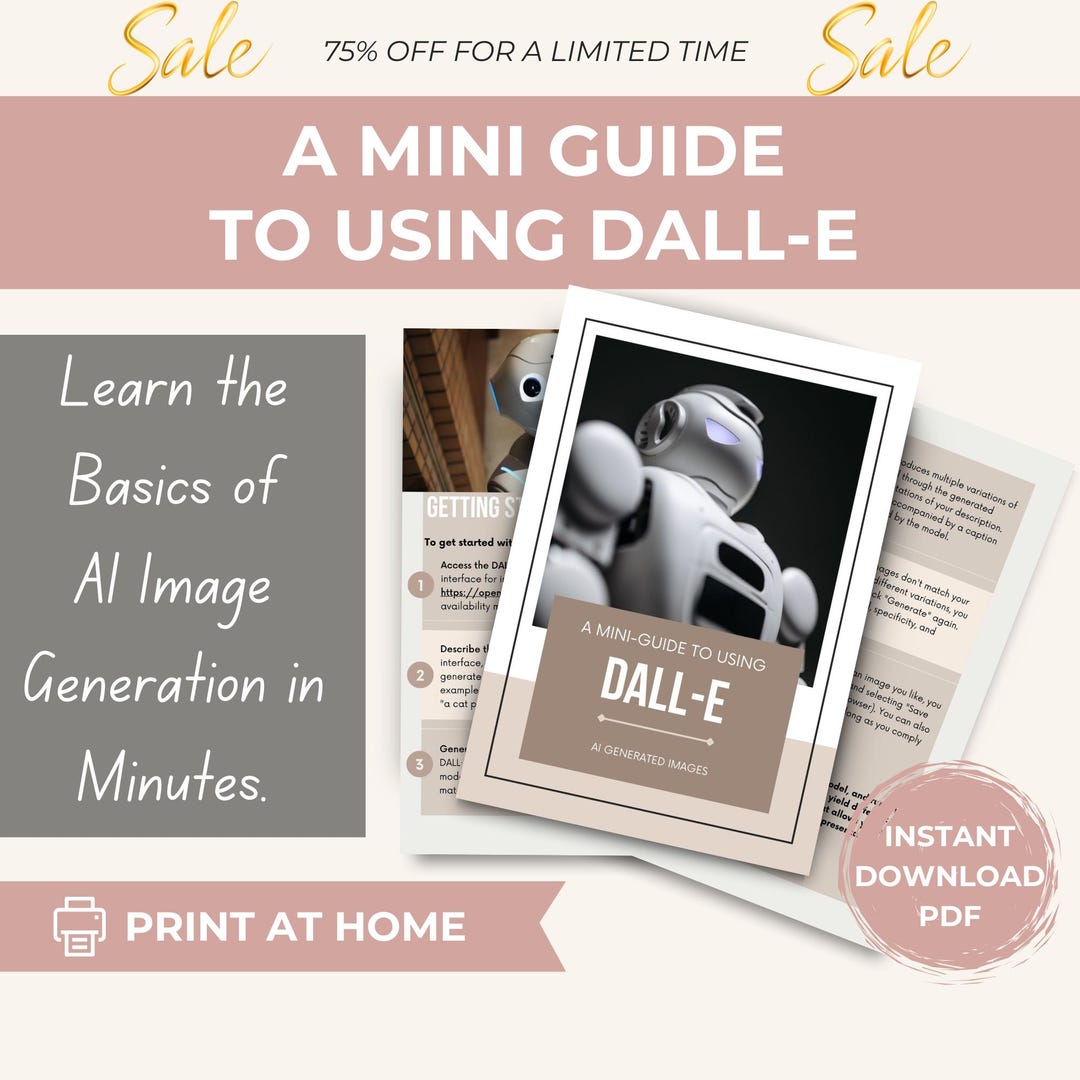 DALL-E AI Art Guide for Beginners (PDF Download) - Etsy