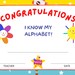 Printable ABC Graduation Certificate for Kids - Etsy