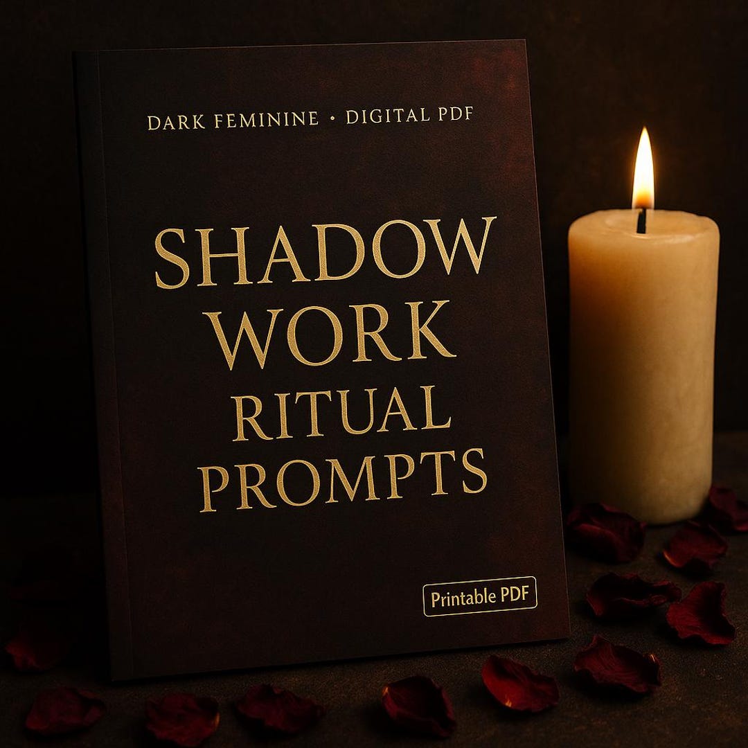 Unlock Dark Feminine Shadow Work PDF | Forbidden Ritual Prompts for ...