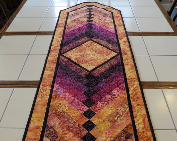 French Braid Quilted Table Runner - Etsy