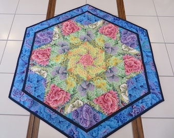 Kaffe Fassett “losing My Marbles” Colour Wash Quilted Picnic Blanket ...