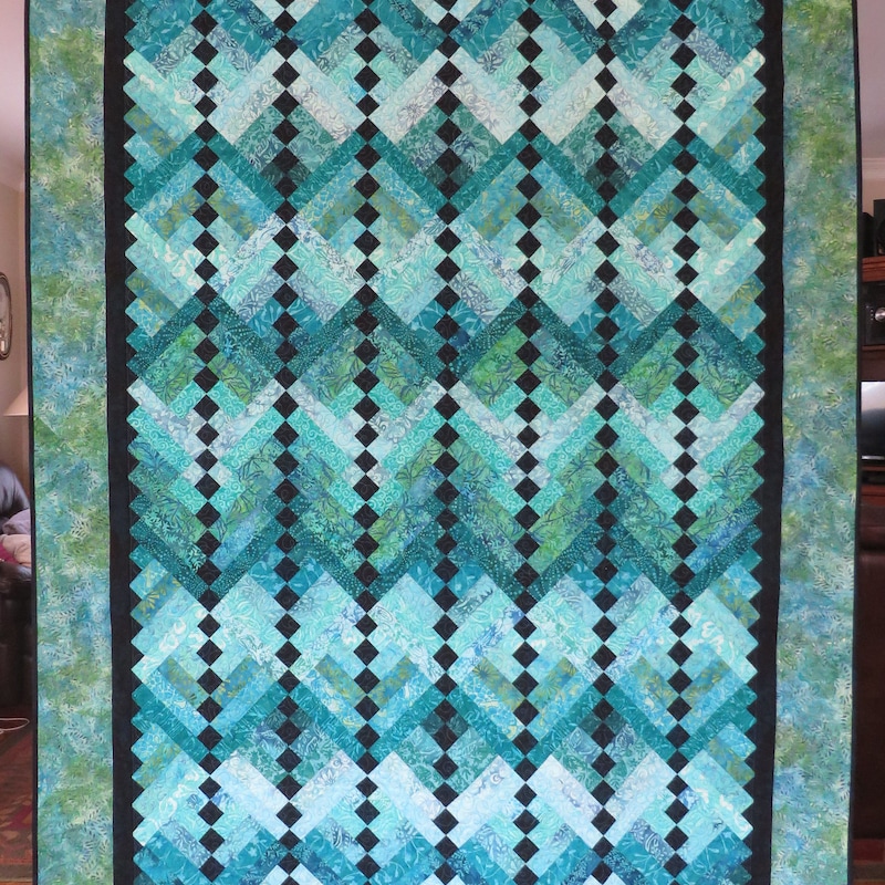 Aqua Quilt - Etsy