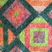 Bright Modern Quilted Batik Couch Throw Tablecloth Greens - Etsy