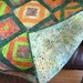 Bright Modern Quilted Batik Couch Throw Tablecloth Greens - Etsy