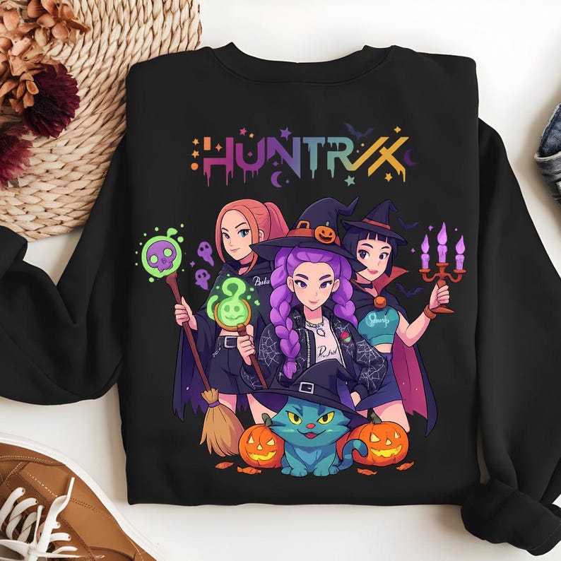 Spooky Huntrix Halloween PNG, Kpop Demon Hunters Png, Mira, Rumi, Zoey ...