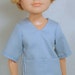 BFC Ink Large Doll Scrubs Top and Pants Pattern Bundle Fits Slim 18 ...