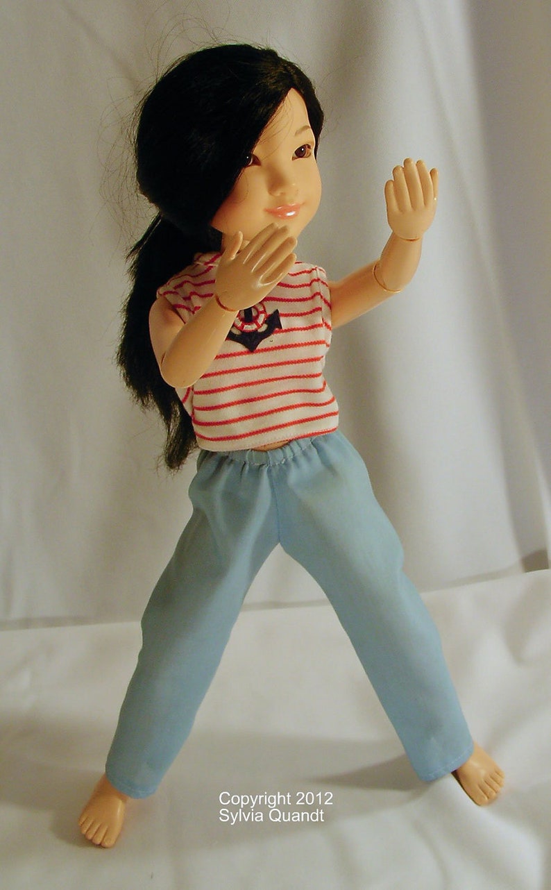 BFC Ink Large Doll Scrubs Top and Pants Pattern Bundle Fits Slim 18 ...