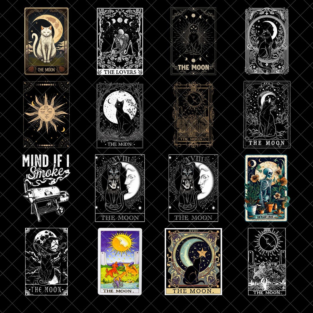 Funny Tarot Cards Bundle Png, Tarot Cards Png, Tarot Png, Cute Tarot ...