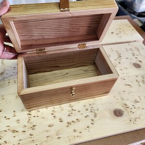 Hand Made Cedar Keepsake Box - Etsy