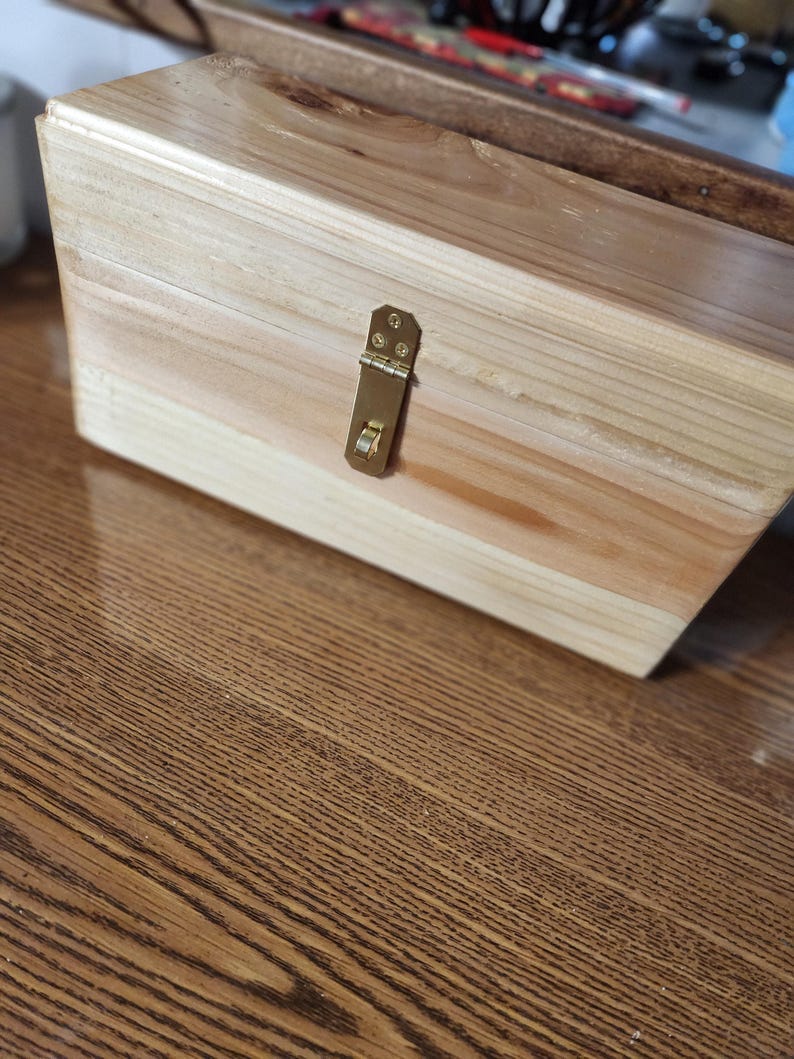 Hand Made Cedar Keepsake Box - Etsy
