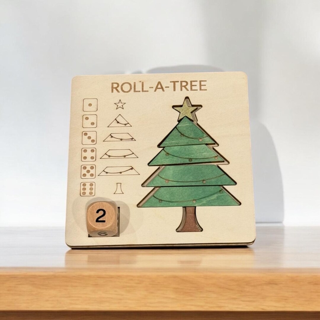 Roll a Tree Dice Game | Fun Interactive Family Game for Gatherings ...