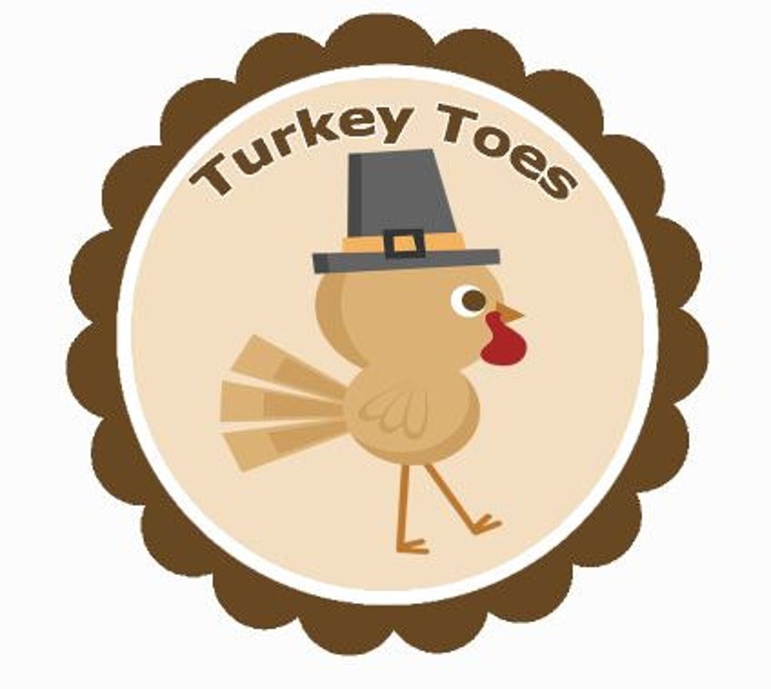 Turkey Toe Stickers INSTANT DOWNLOAD - Etsy