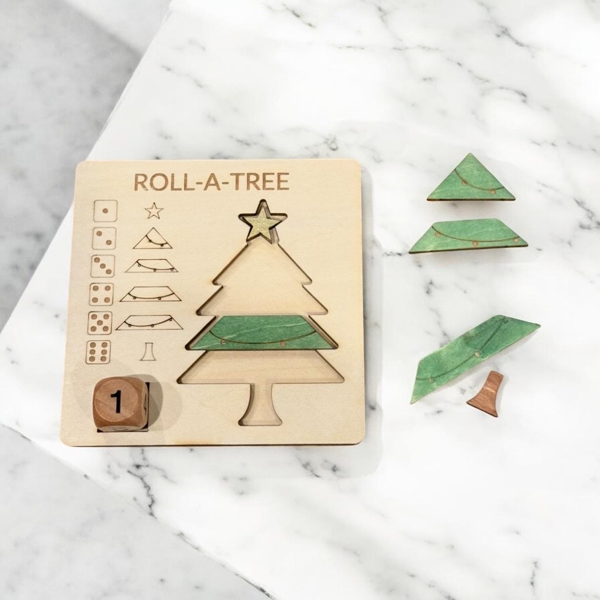 Roll a Tree Dice Game | Fun Interactive Family Game for Gatherings ...