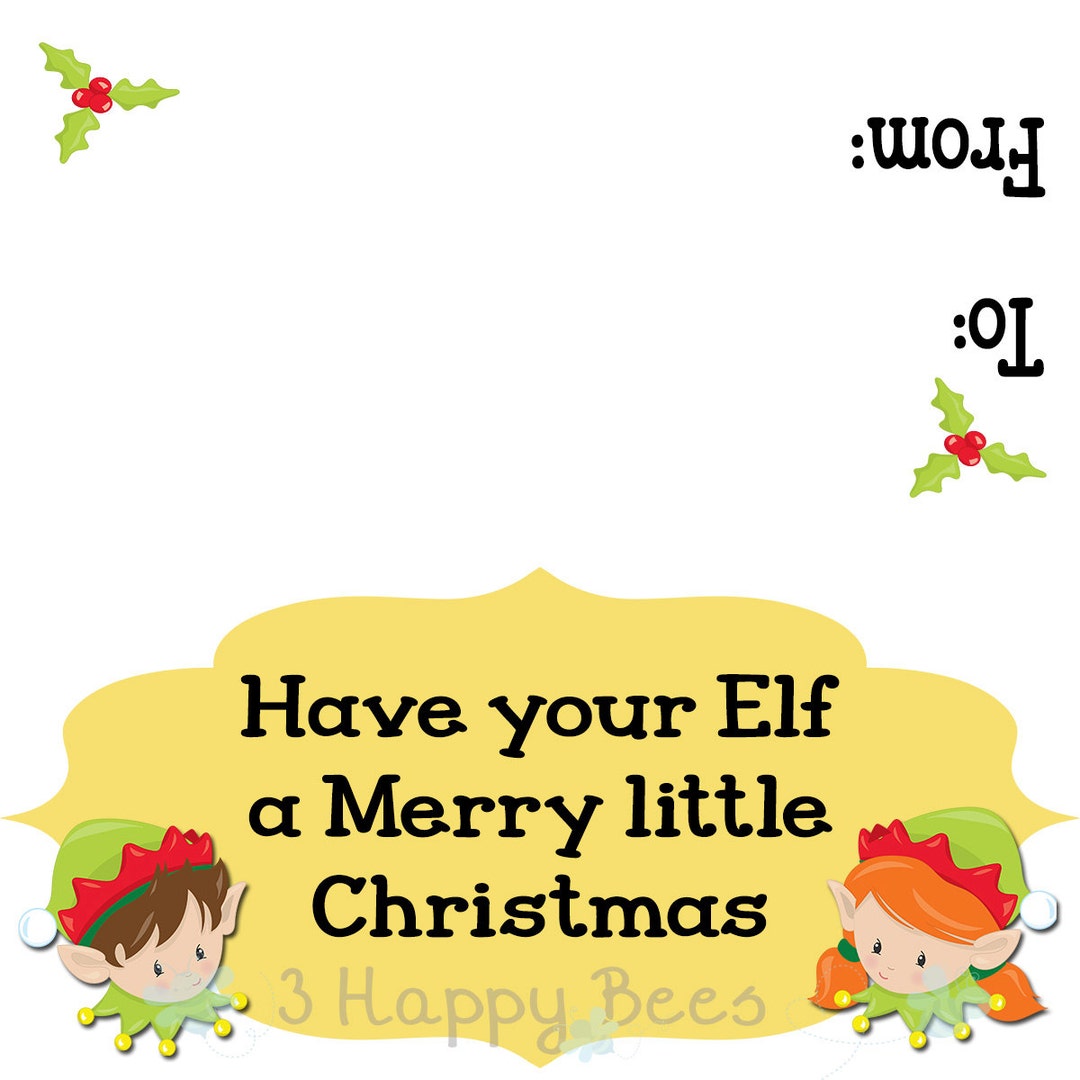 Have Your Elf a Merry Little Christmas Treat Topper - Etsy