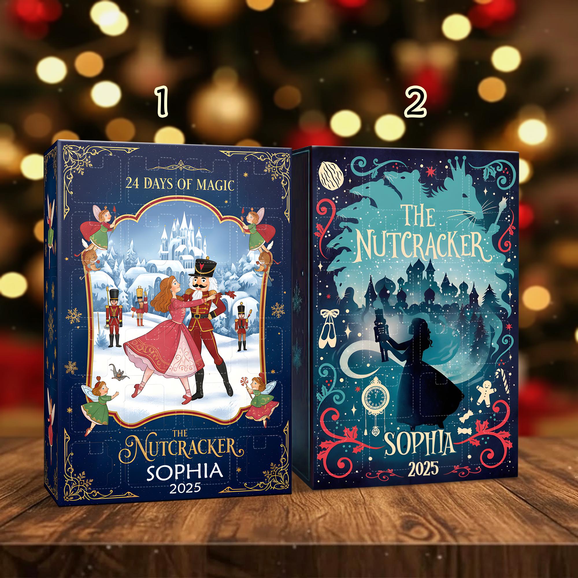 Personalized Nutcracker Advent Calendar 2025, Acrylic Christmas Ornaments designed by Riddle ...