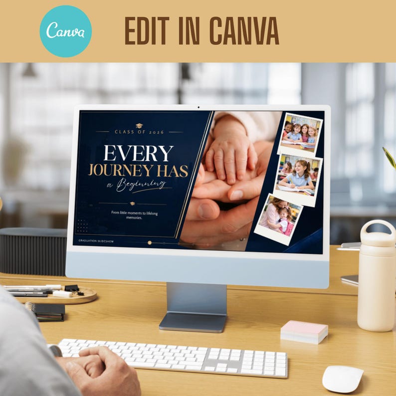 Graduation Slideshow Canva Template, Senior Tribute Video, Class of ...
