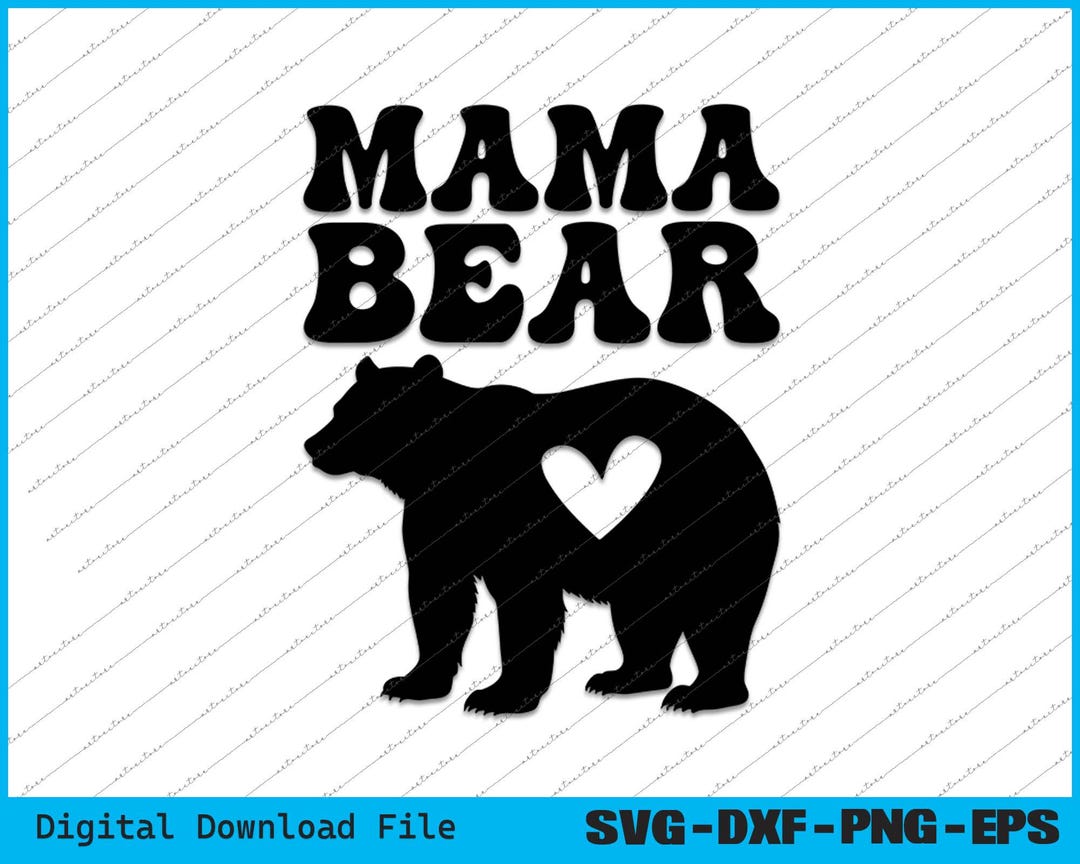 Mama Bear Svg, Trendy Mamam Mothers Day Svg, Mom Svg, Boho Mama SVG ...