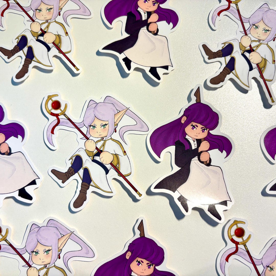 Frieren Stickers | 3” Vinyl - Etsy