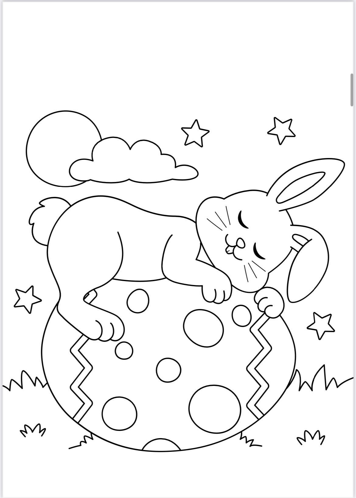 Easter Coloring Pages - Etsy